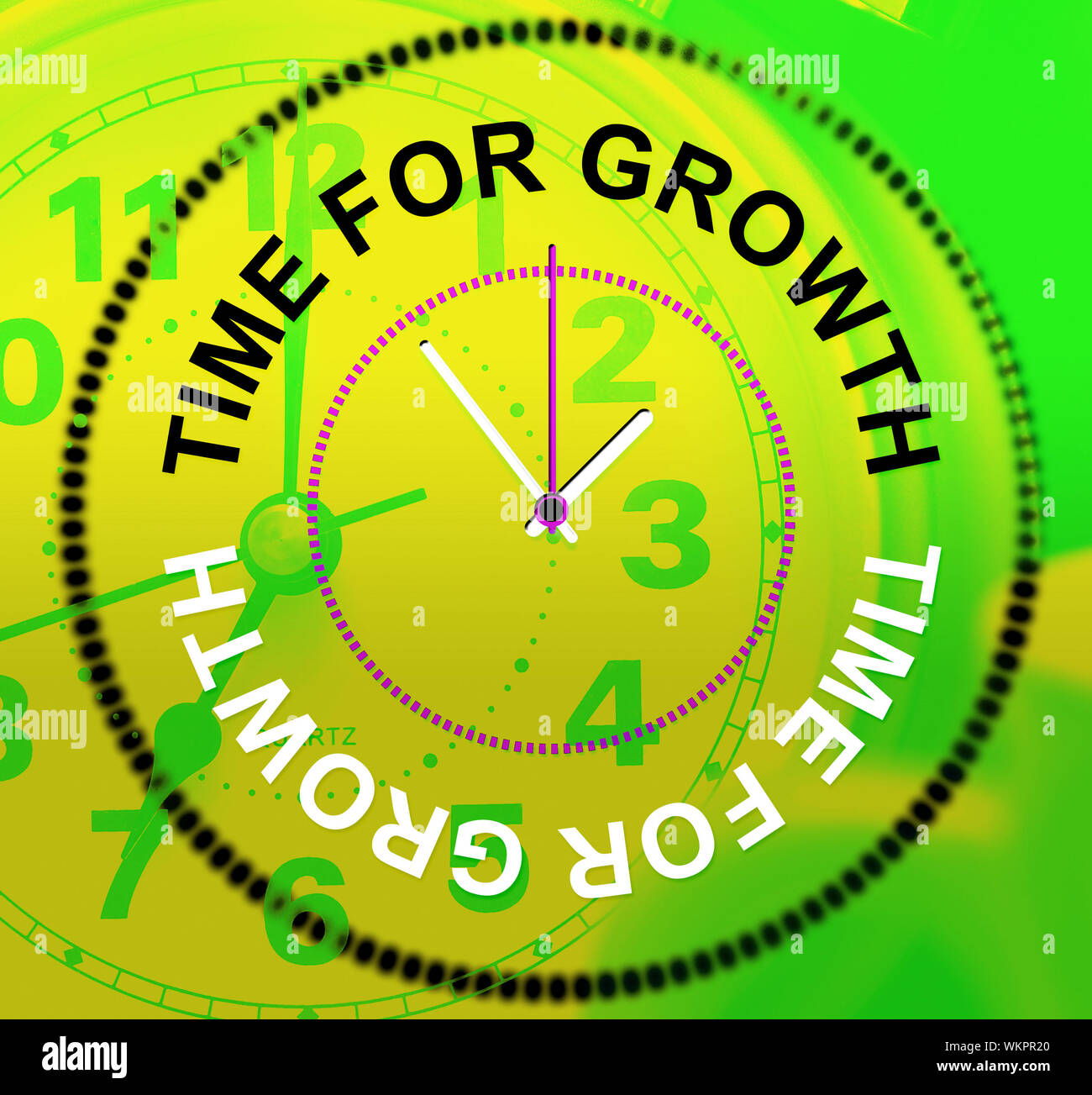 Time For Growth Showing Improvement Development And Increase Stock ...