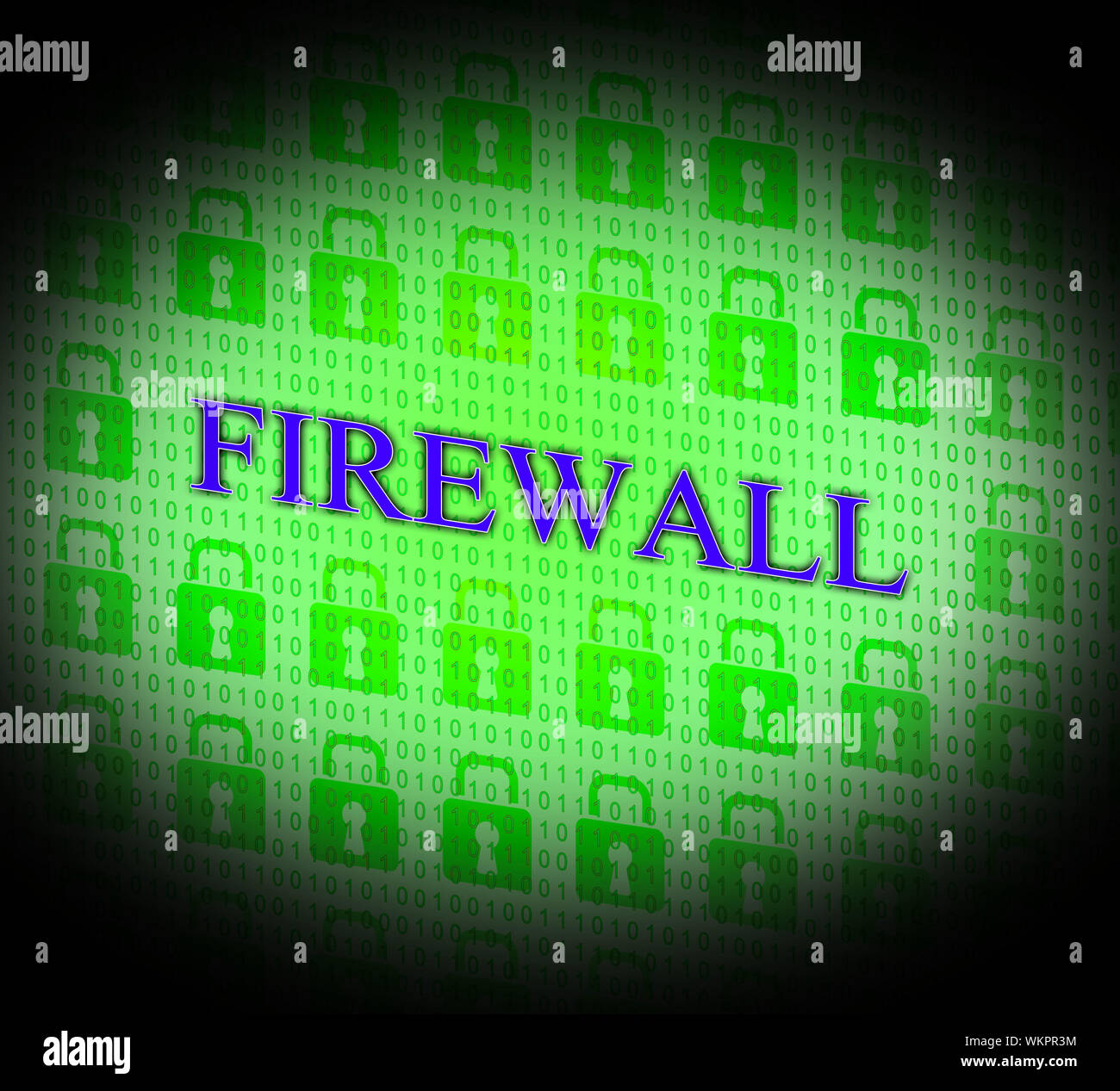 Security Firewall Representing Login Guard And Defence Stock Photo - Alamy