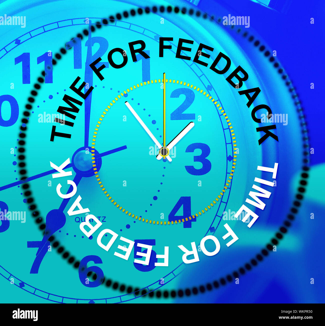 Time For Feedback Meaning Survey Questionnaire And Evaluation Stock ...