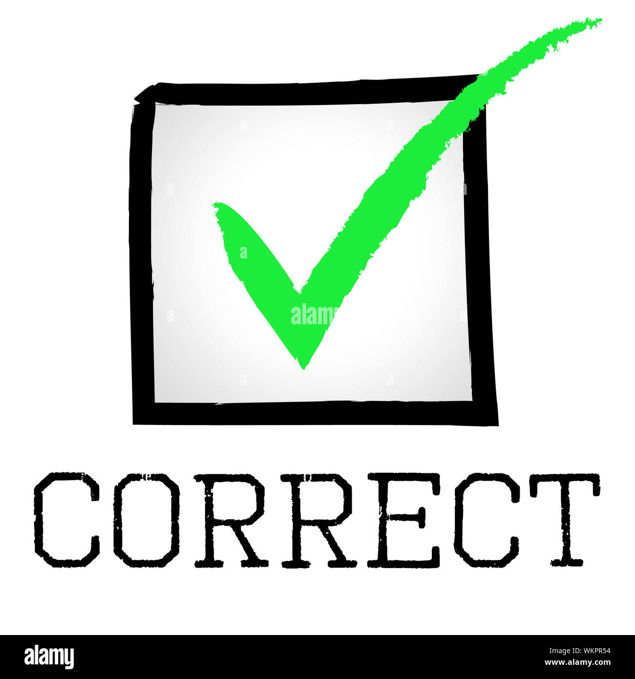Correct tick hi-res stock photography and images - Alamy