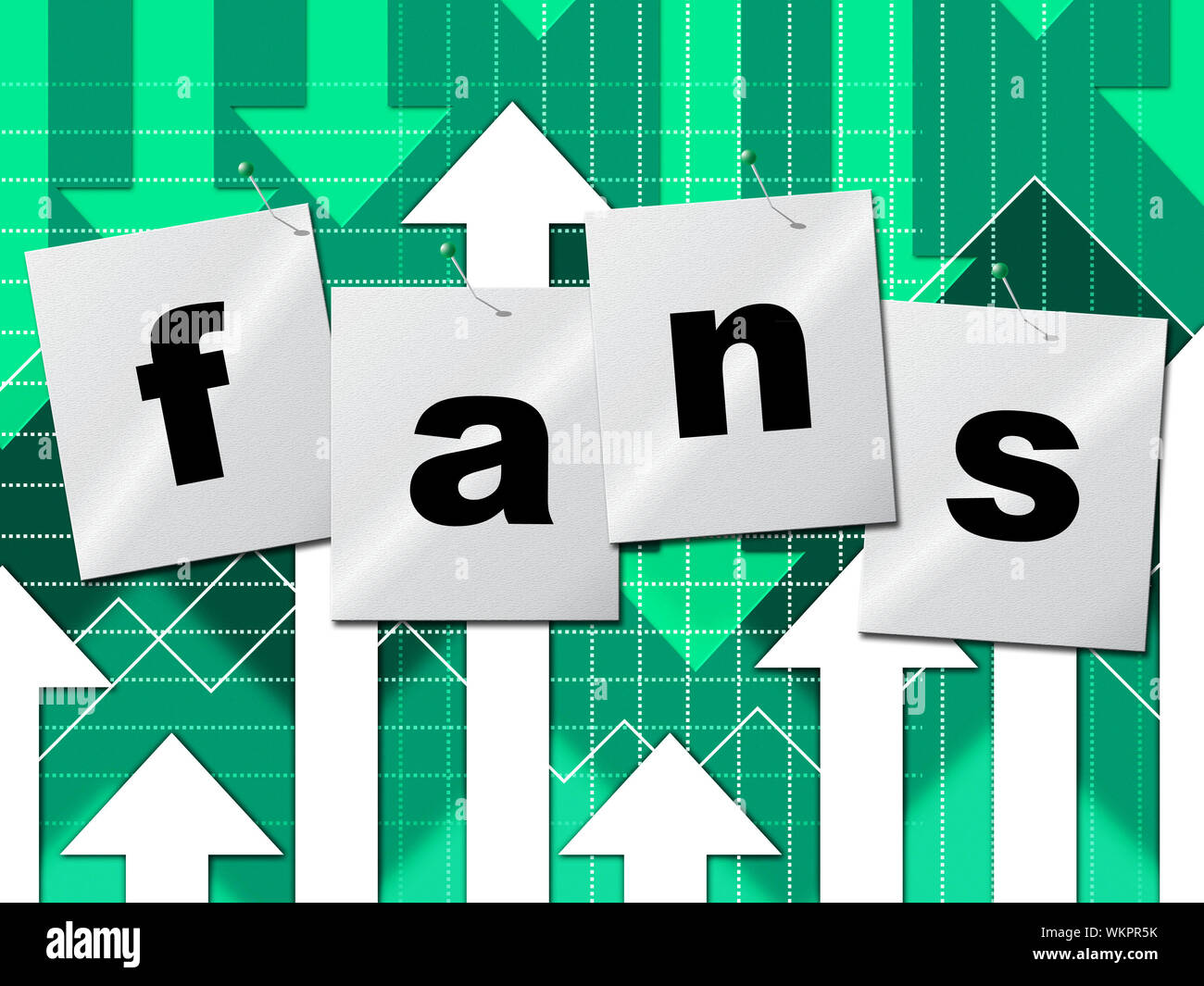 Online Fans Indicating World Wide Web And Website Stock Photo - Alamy