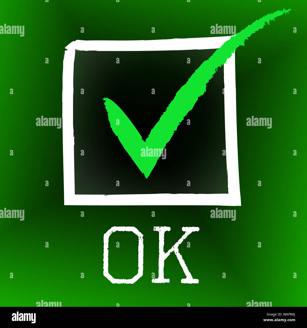Yes Ok Representing Tick Symbol High Resolution Stock Photography and ...