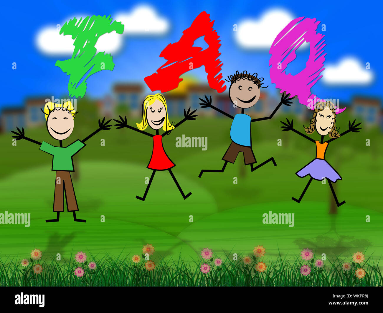 Kids Faq Showing Frequently Asked Questions And Youths Support Stock ...