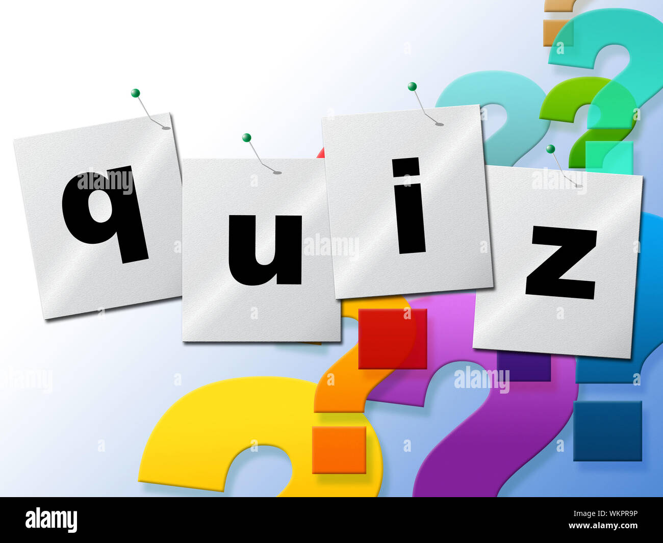 Quiz game questions test hi-res stock photography and images - Alamy
