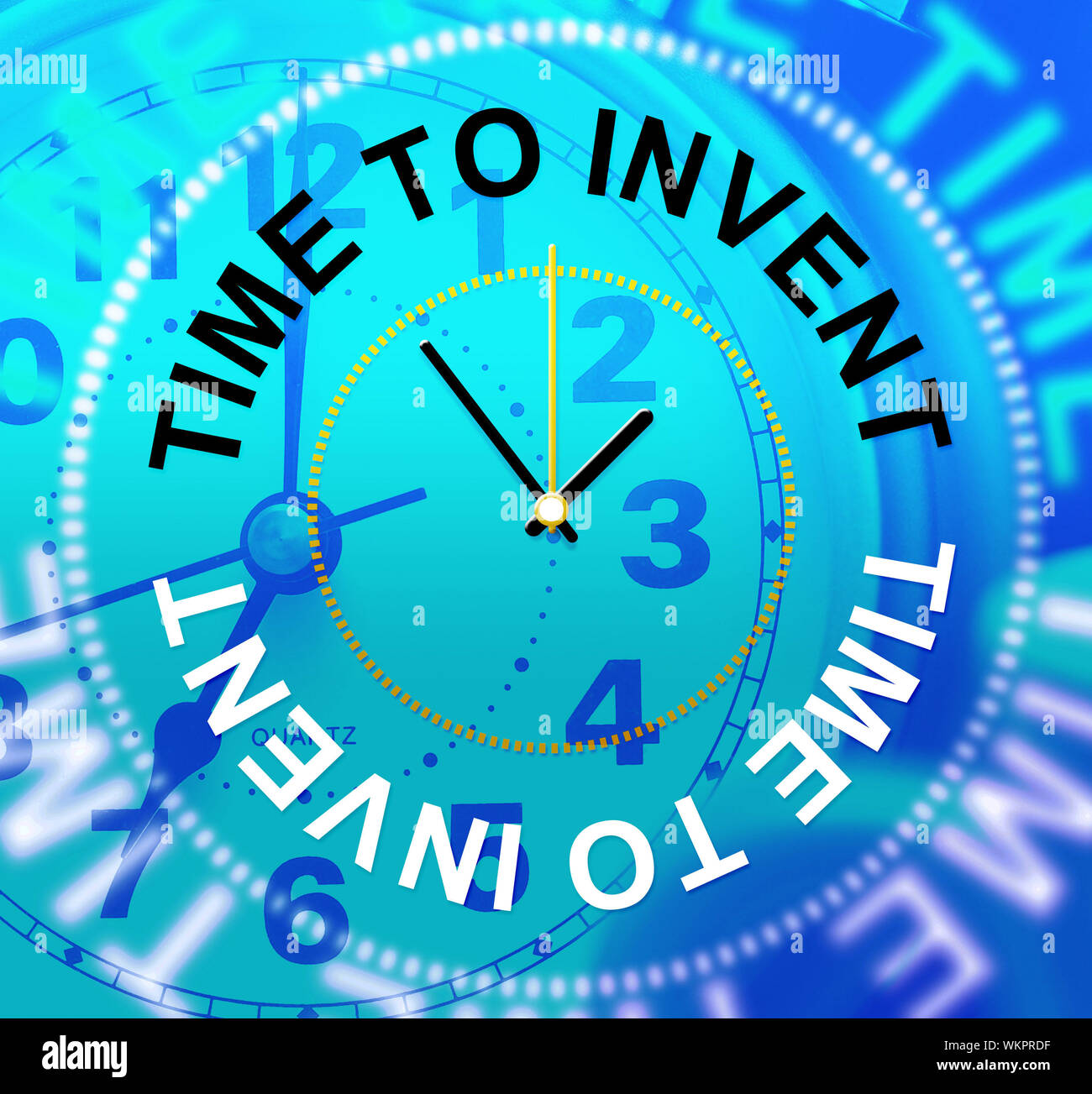 Time To Invent Showing Innovation Inventing And Innovations Stock Photo ...