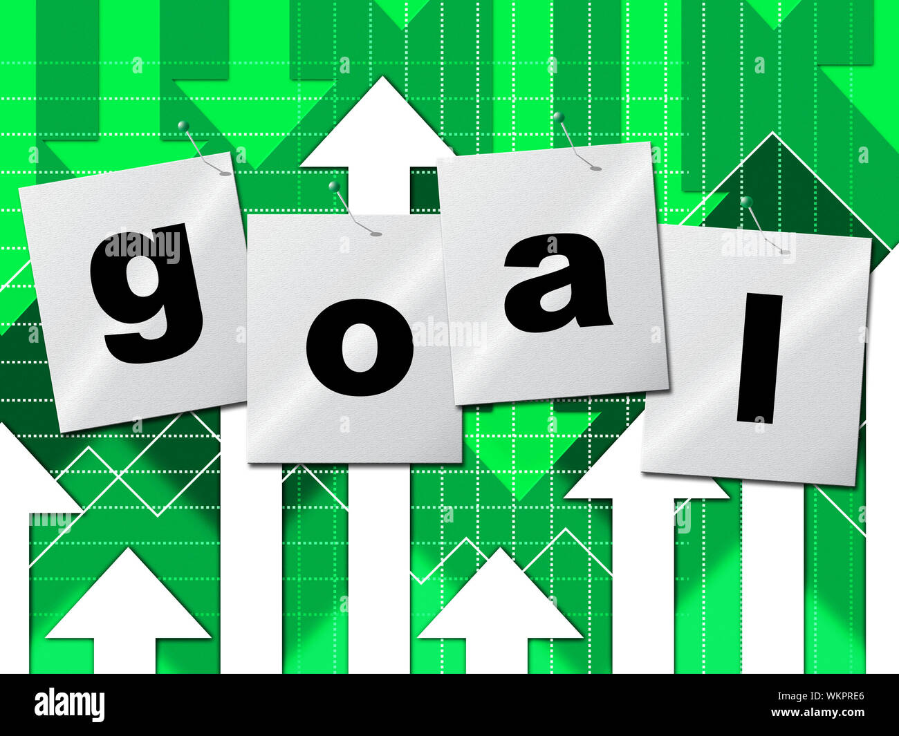Goal Goals Indicating Aspire Aspiration And Targeting Stock Photo - Alamy