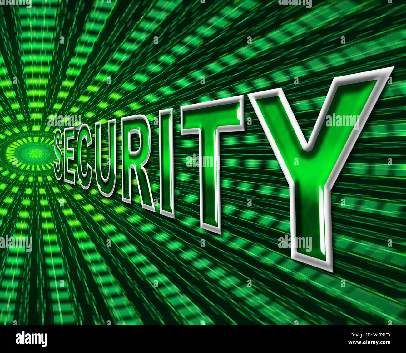 Data Security Representing Bytes Secured And Protected Stock Photo - Alamy