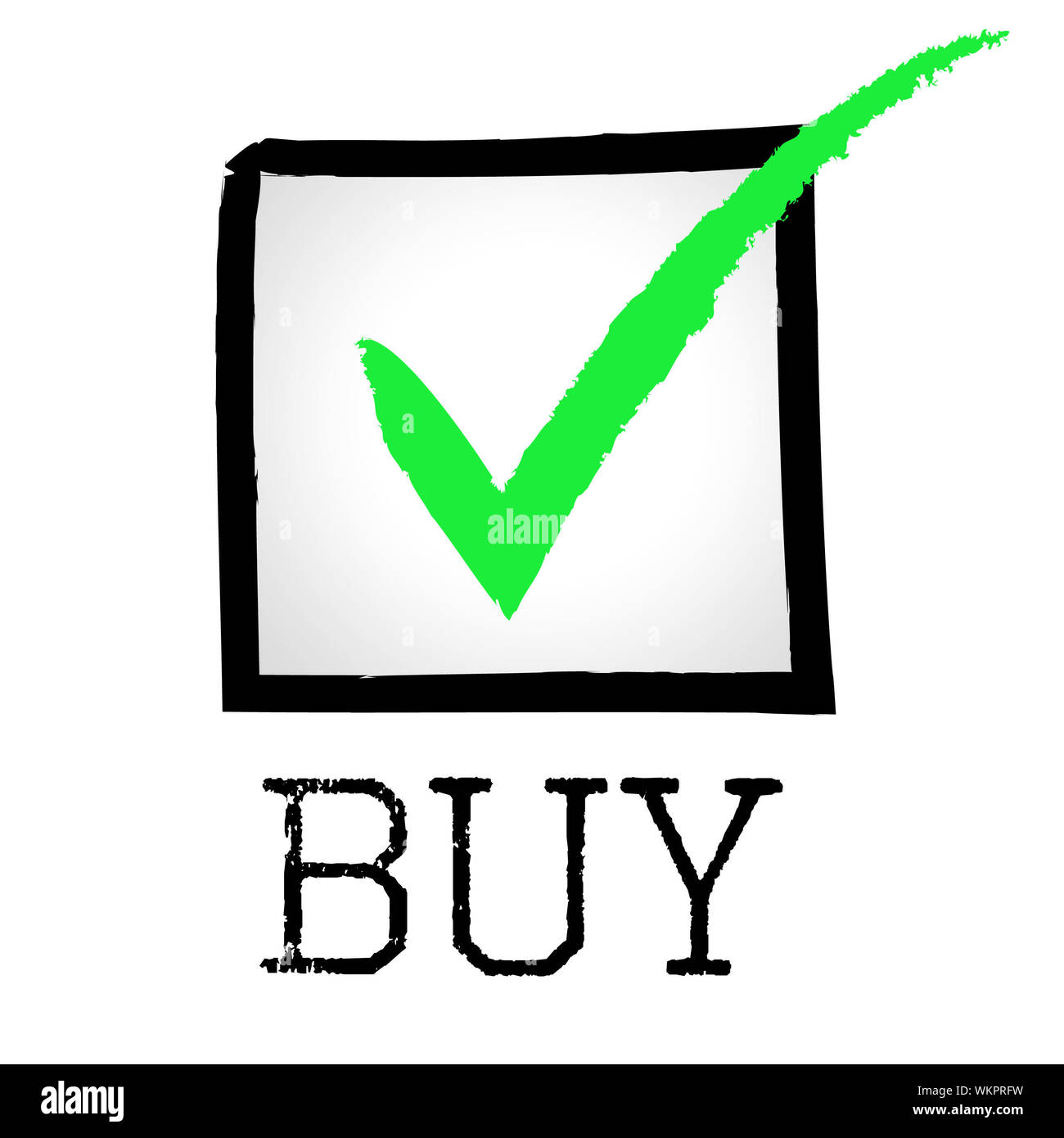 Shopping checkmark hi-res stock photography and images - Alamy