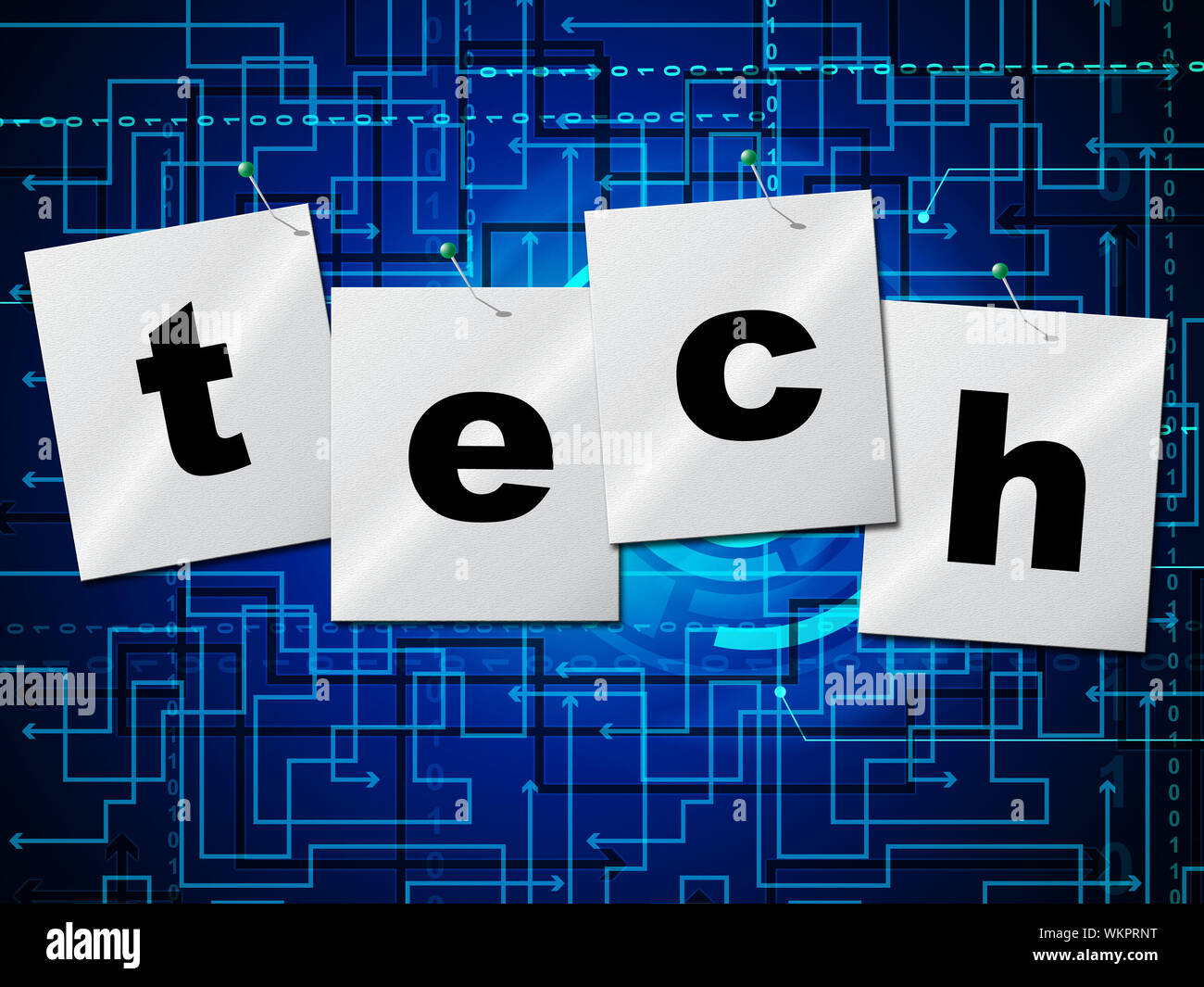 Electronic Circuit Meaning Hi Tech And Motherboard Stock Photo - Alamy