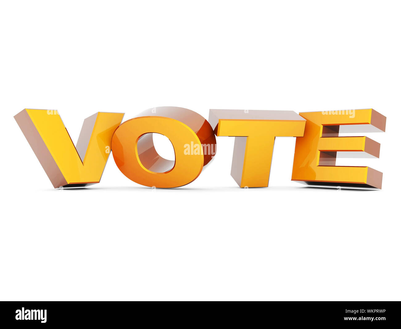 word Vote on a white background isolated Stock Photo - Alamy