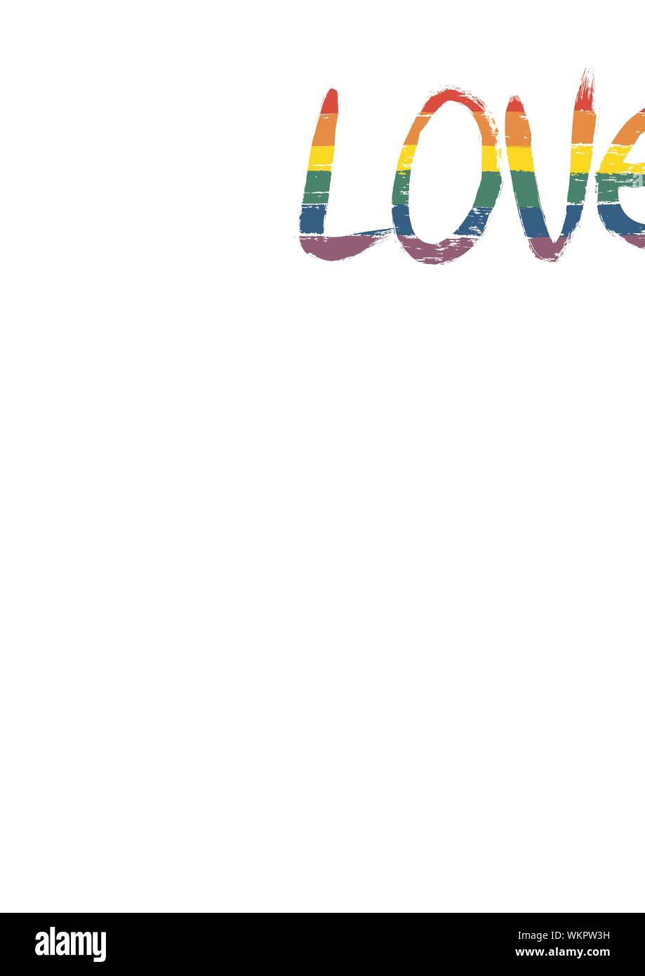 LGBTQ Love Letters Vector Stock Vector Image & Art - Alamy