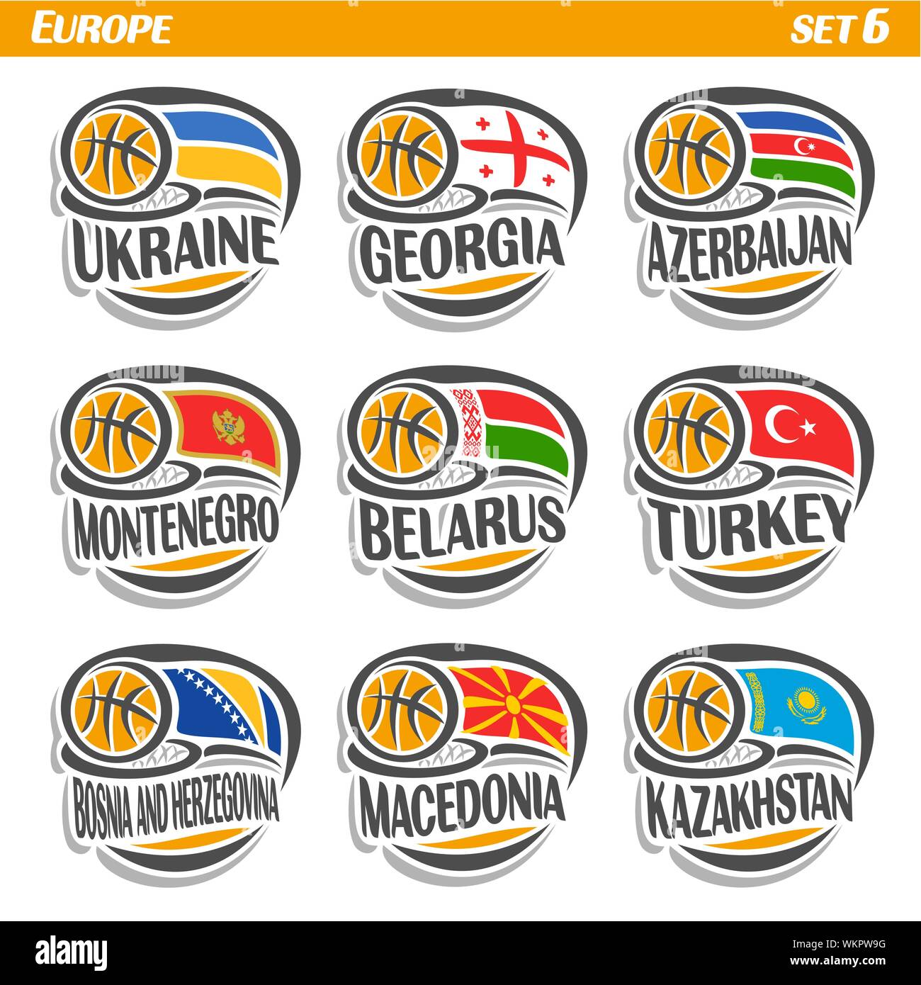 Ukraine basketball Stock Vector Images - Alamy