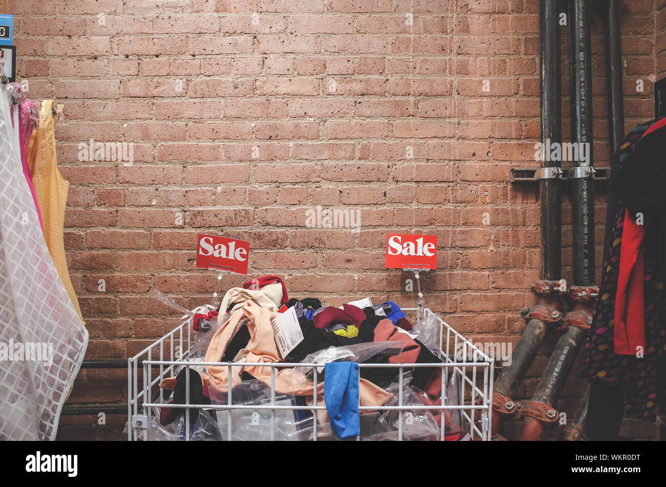 Clothes cart hi-res stock photography and images - Alamy