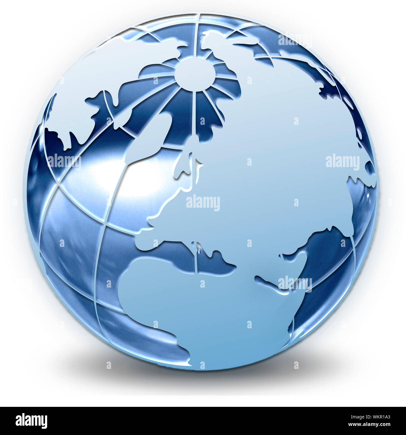 The globe is incredible, fantastic composition and atmosphere Stock ...