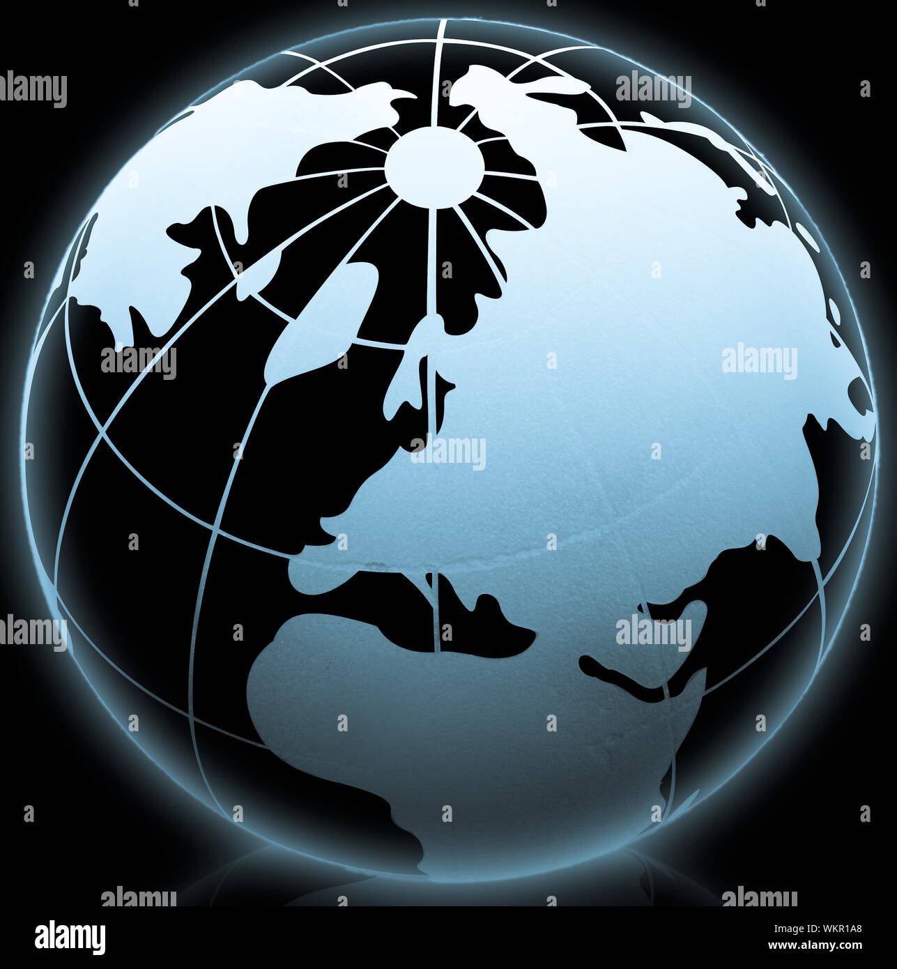 The globe is incredible, fantastic composition and atmosphere Stock ...