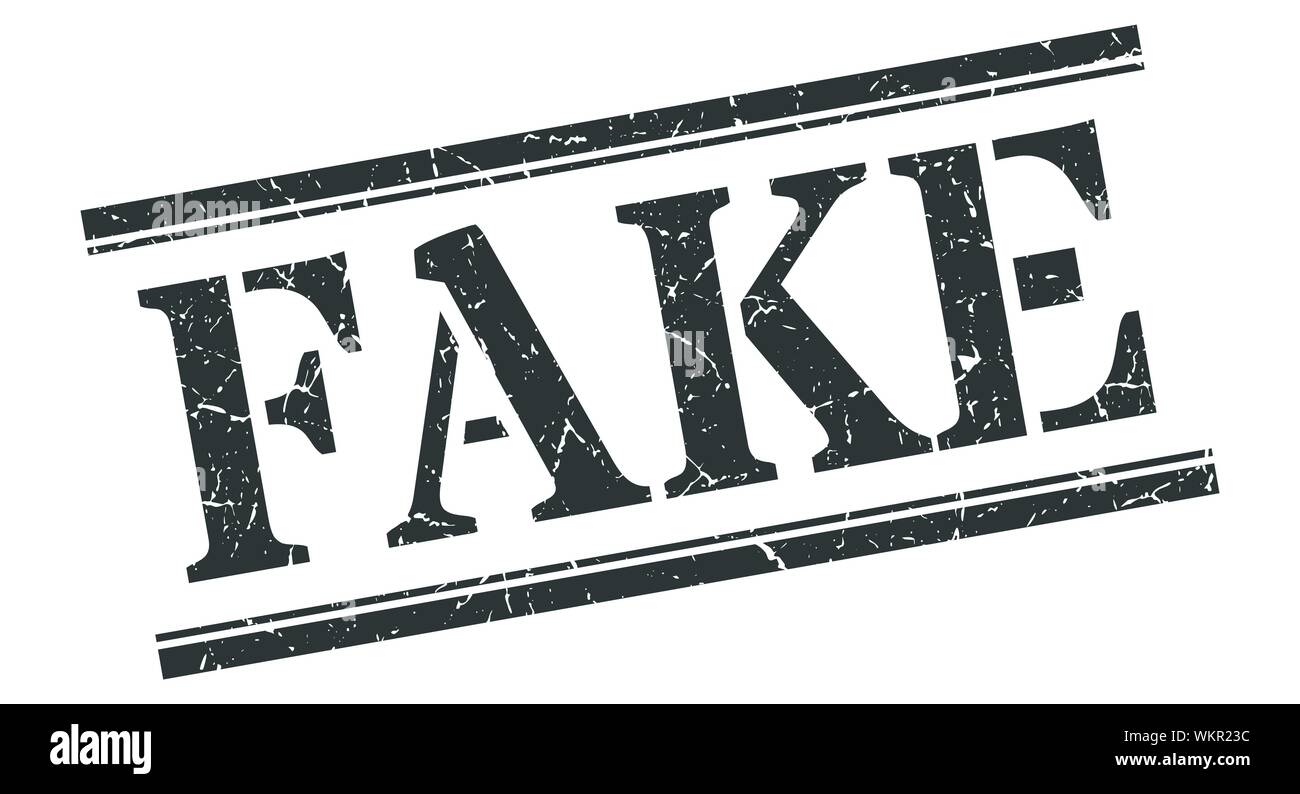 fake stamp. fake square grunge sign. fake Stock Vector Image & Art - Alamy