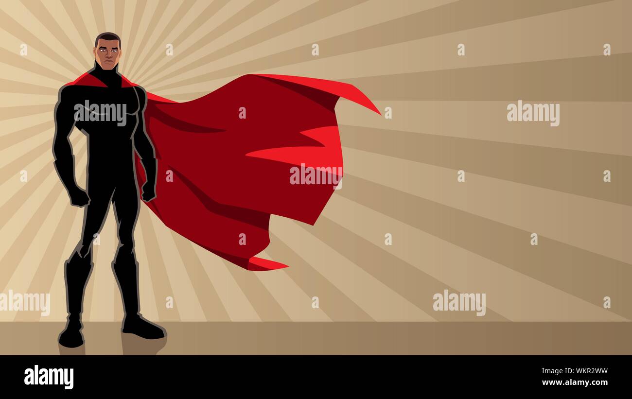 Superhero Black Ray Light Stock Vector Image & Art - Alamy