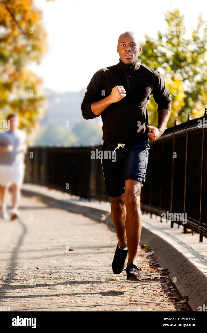 Run runner jog jogger central park hi-res stock photography and images ...