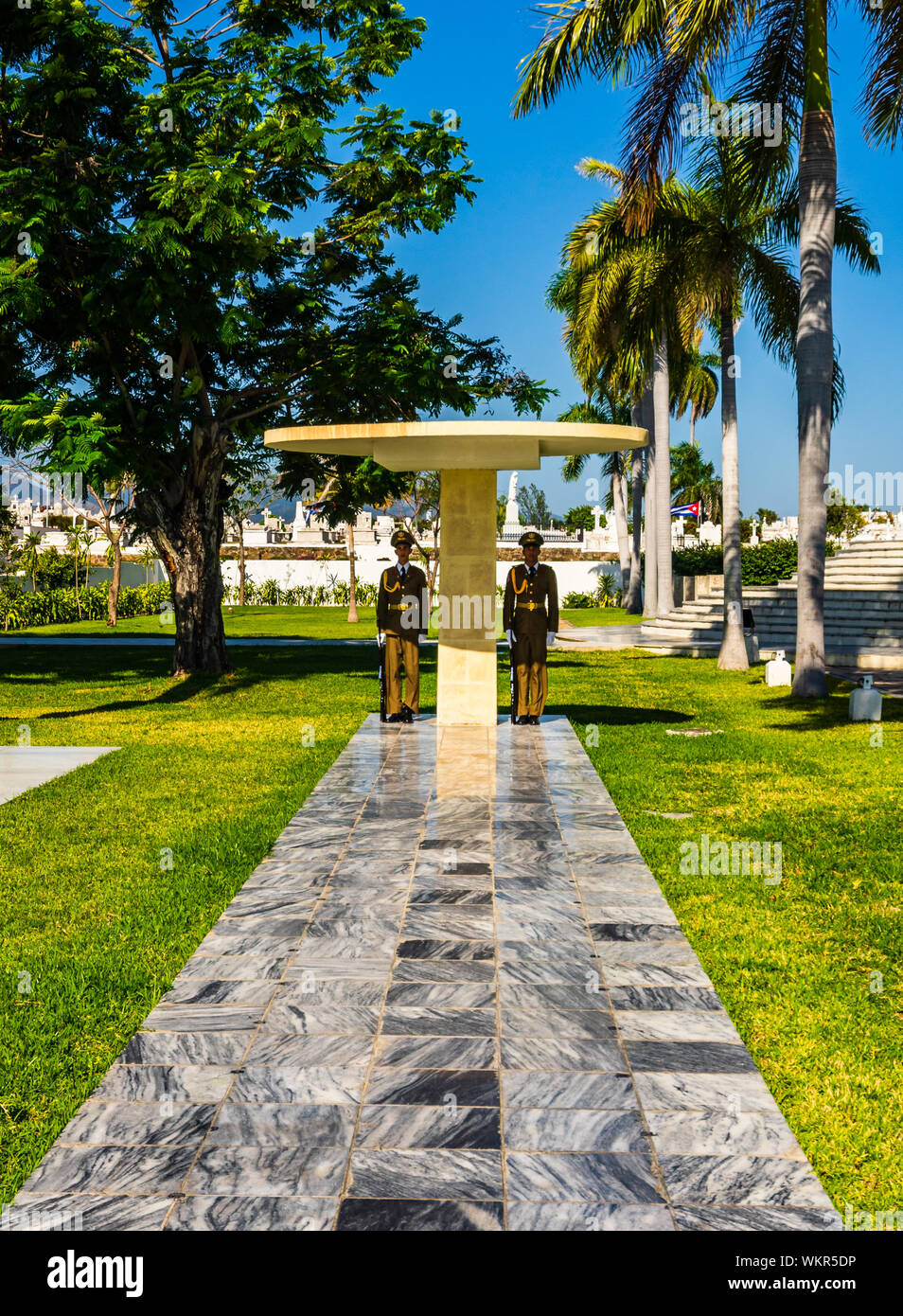 Santiago de Cuba, Cuba – 2019. Fidel Castro tomb in Santiago de Cuba ...