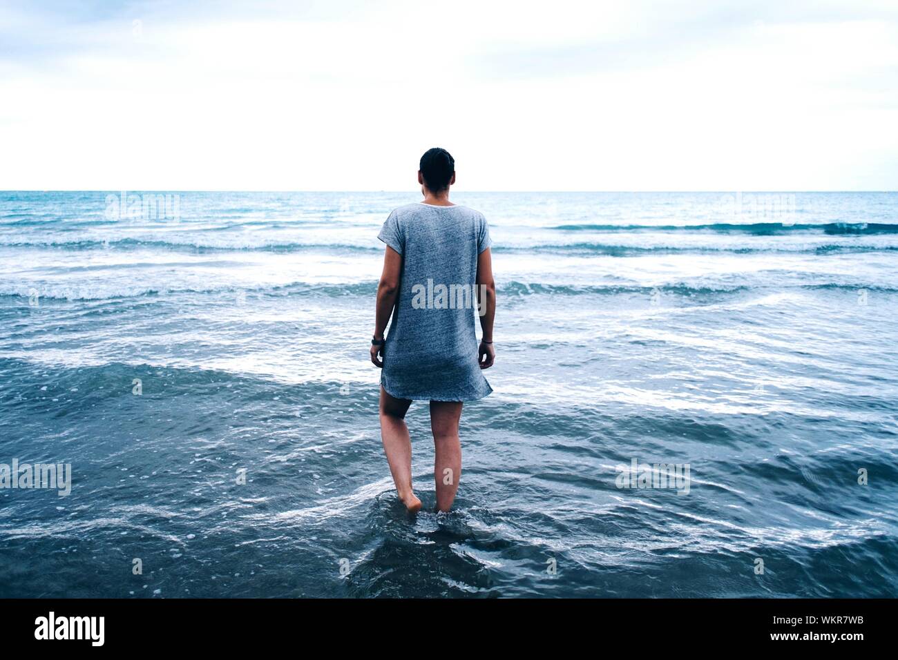 Walking in shallow water hi-res stock photography and images - Alamy