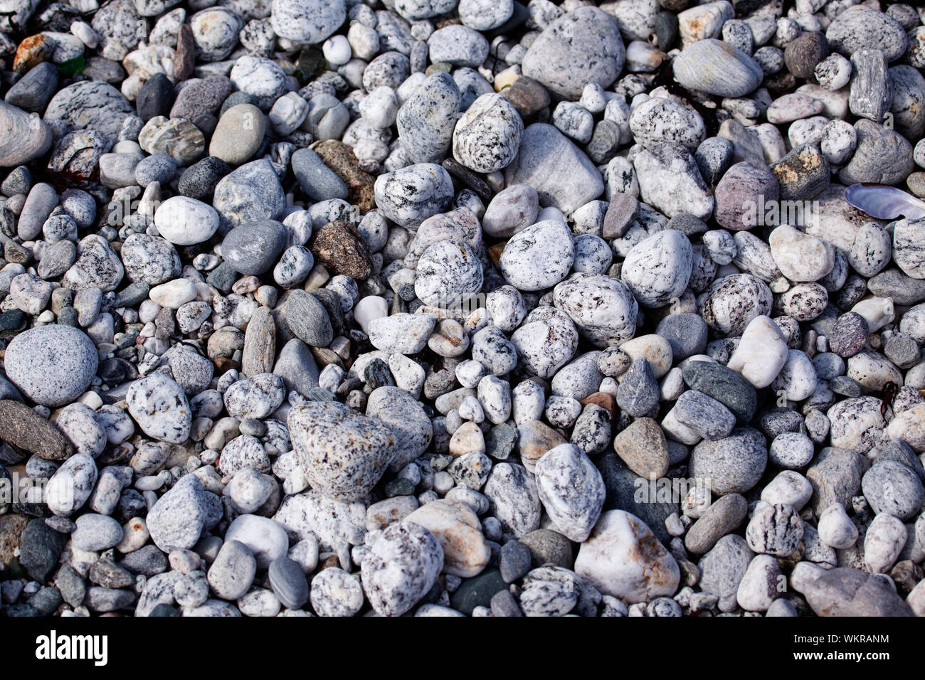A smooth pebble surface texture background Stock Photo - Alamy