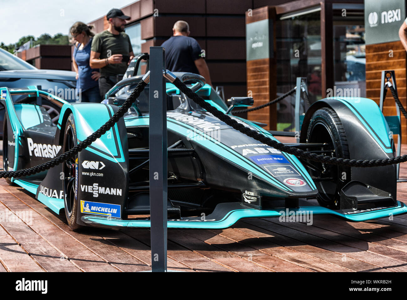 Sports car Jaguar all-electric FIA Formula E Stock Photo - Alamy