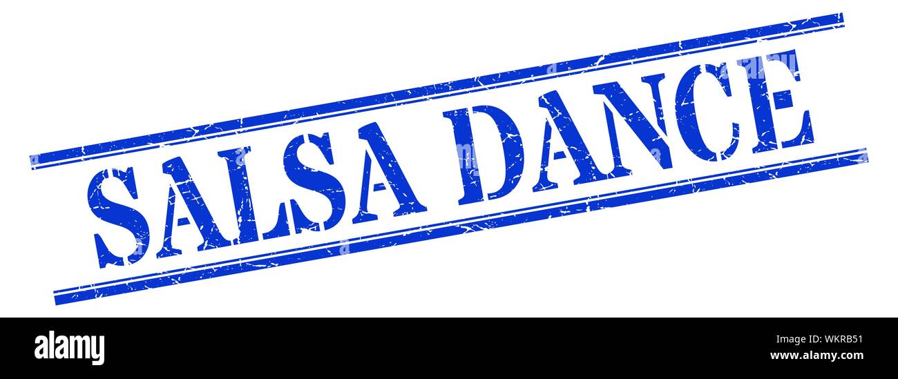 salsa dance stamp. salsa dance square grunge sign. salsa dance Stock ...