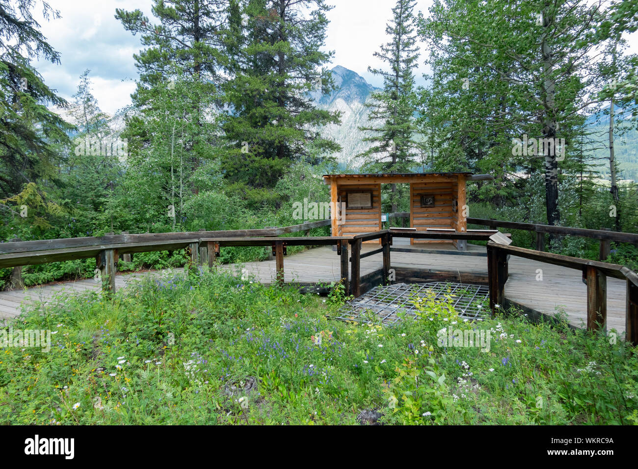 Banff, JUL 26: Visitor Center of the Cave and Basin National Historic ...