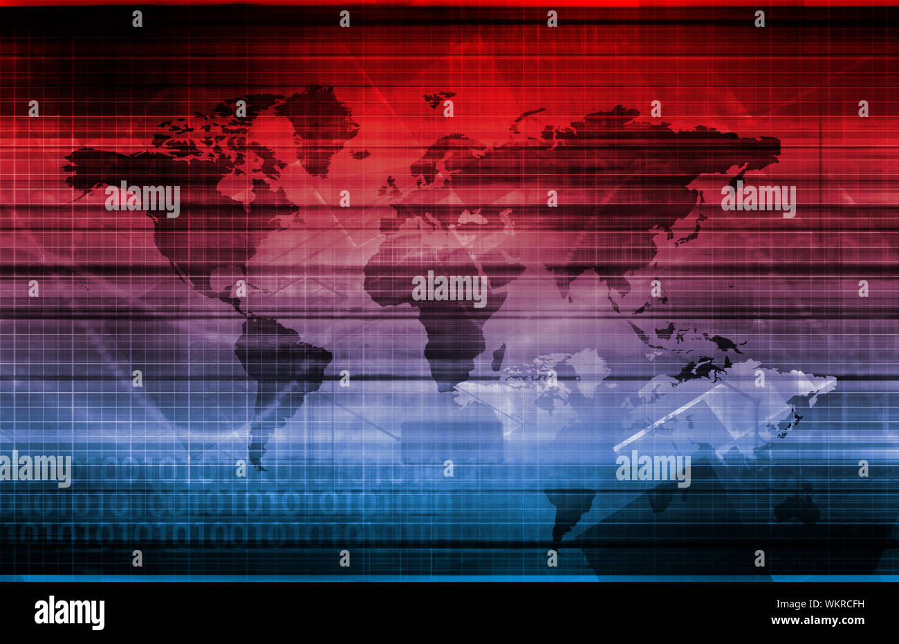 Global Technology and Communications Network as a Concept Stock Photo ...