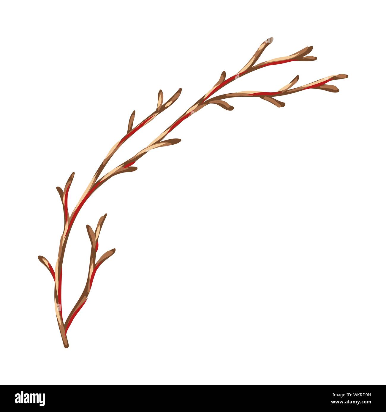 Illustration of dry branch Stock Vector Image & Art - Alamy