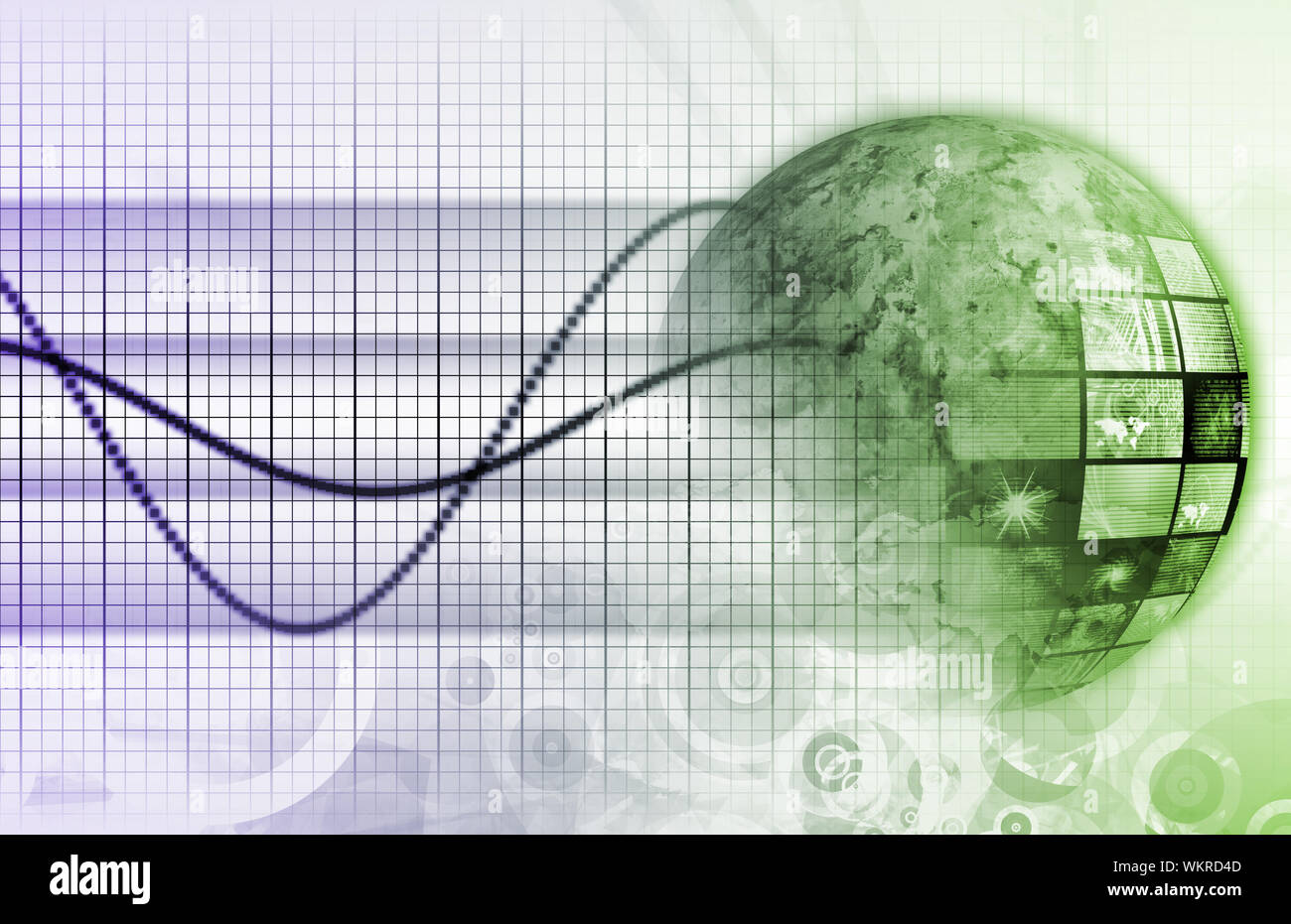 Information Technology Graph as a Art Background Stock Photo - Alamy