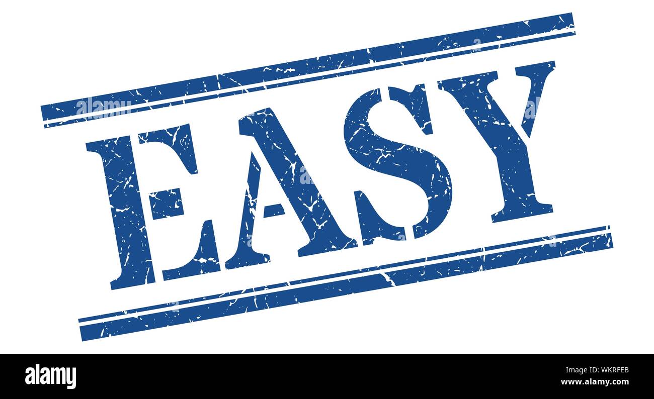 easy stamp. easy square grunge sign. easy Stock Vector Image & Art - Alamy