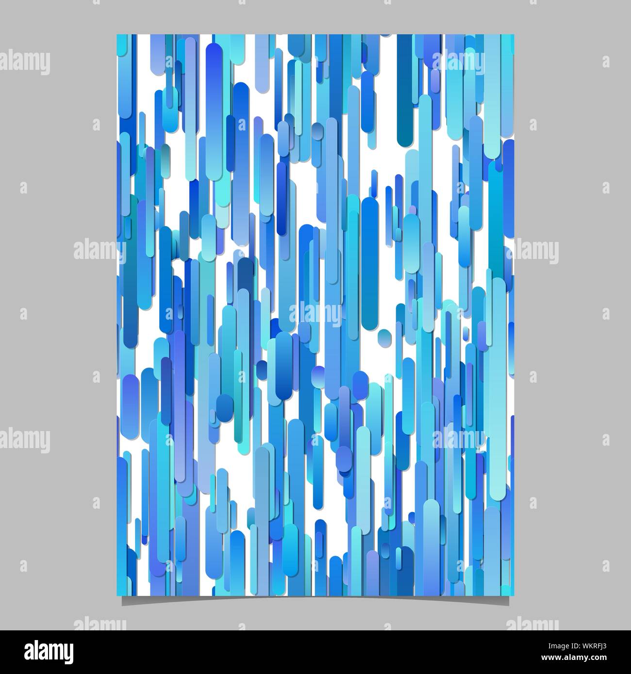 Abstract modern vertical gradient rounded stripe pattern card background template graphics Stock ...