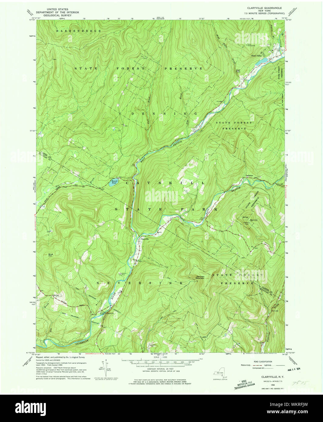 New York NY Claryville 137636 1966 24000 Restoration Stock Photo - Alamy