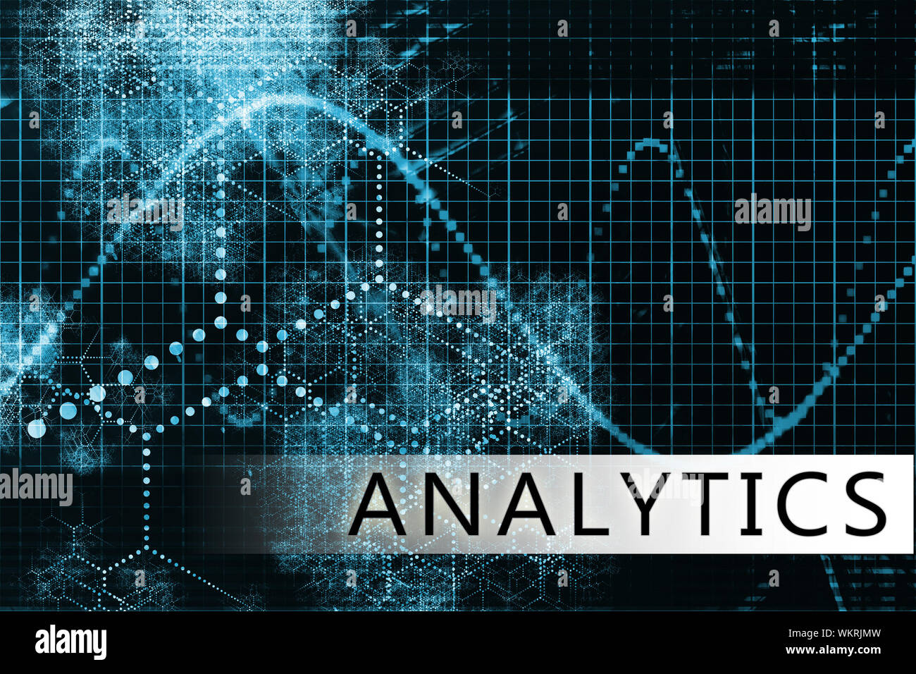 Analytics as a Technology Background Illustration Stock Photo - Alamy