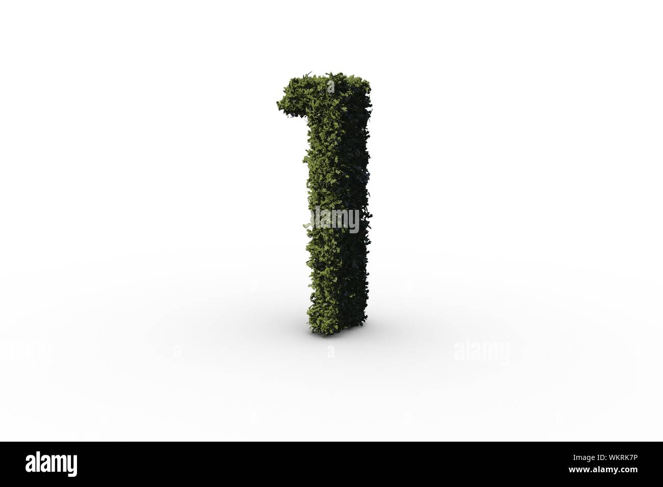 Number one green leaves Cut Out Stock Images & Pictures - Alamy
