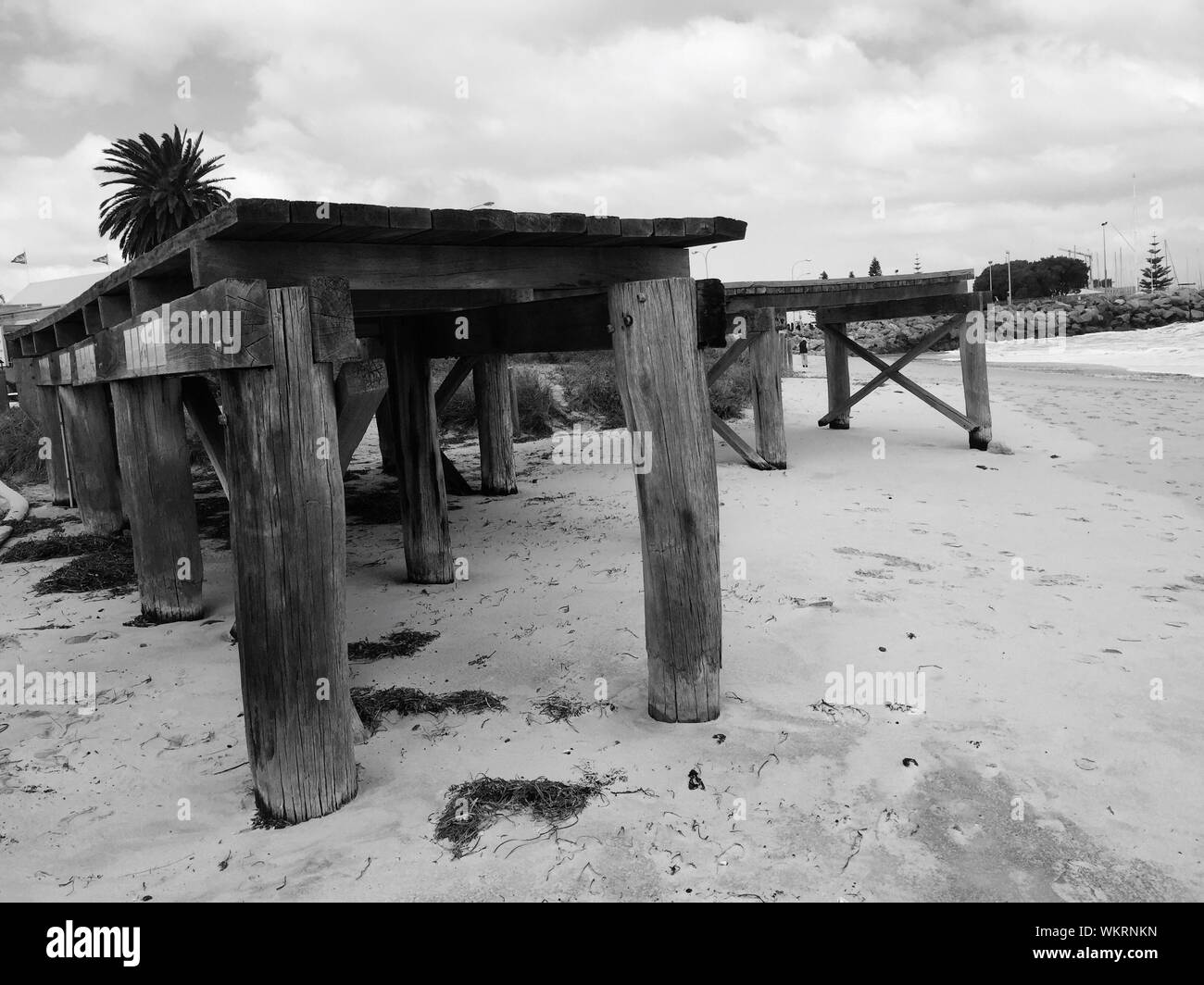 Piers piers piers piers wood hi-res stock photography and images - Alamy