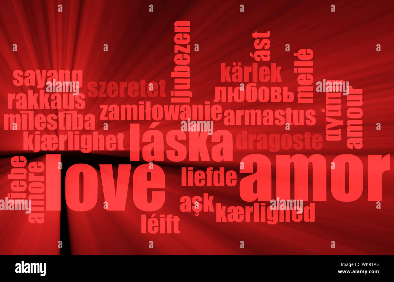 Love in all languages hi-res stock photography and images - Alamy
