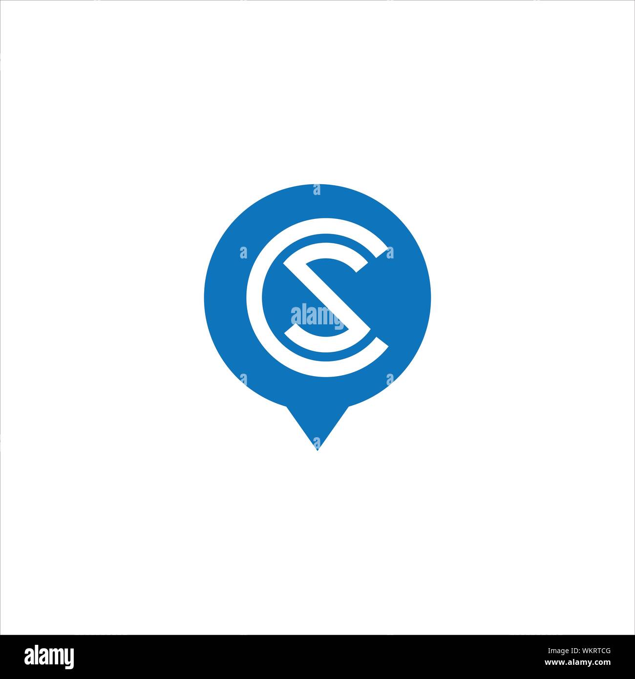 CS and SC creative initial based letter icon logo vector designs Stock ...