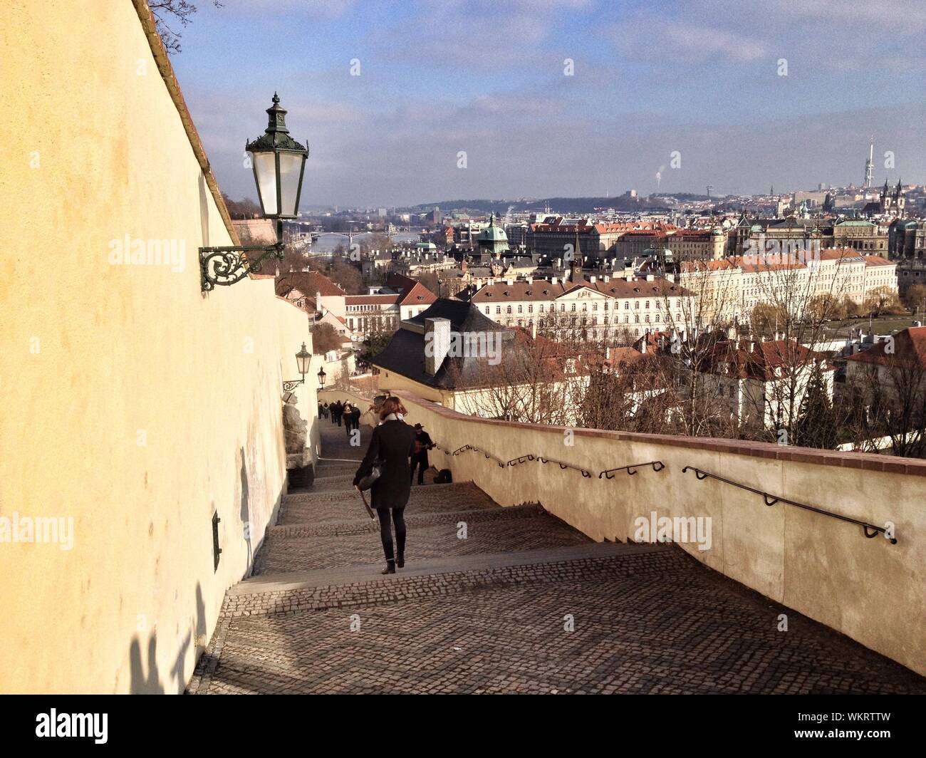 Overhead steps hi-res stock photography and images - Alamy