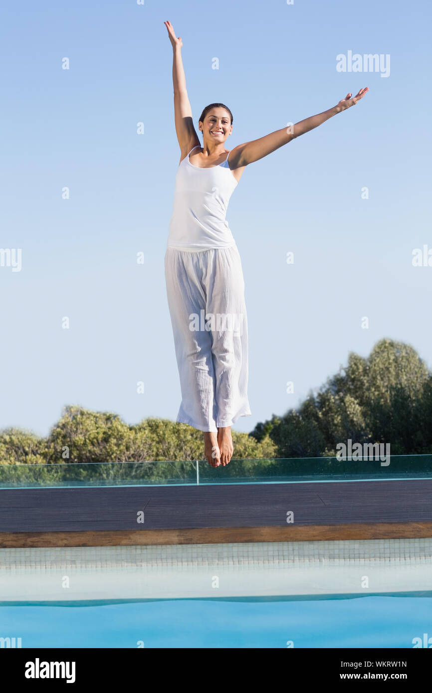 Jumping spa swimming pool hi-res stock photography and images - Alamy