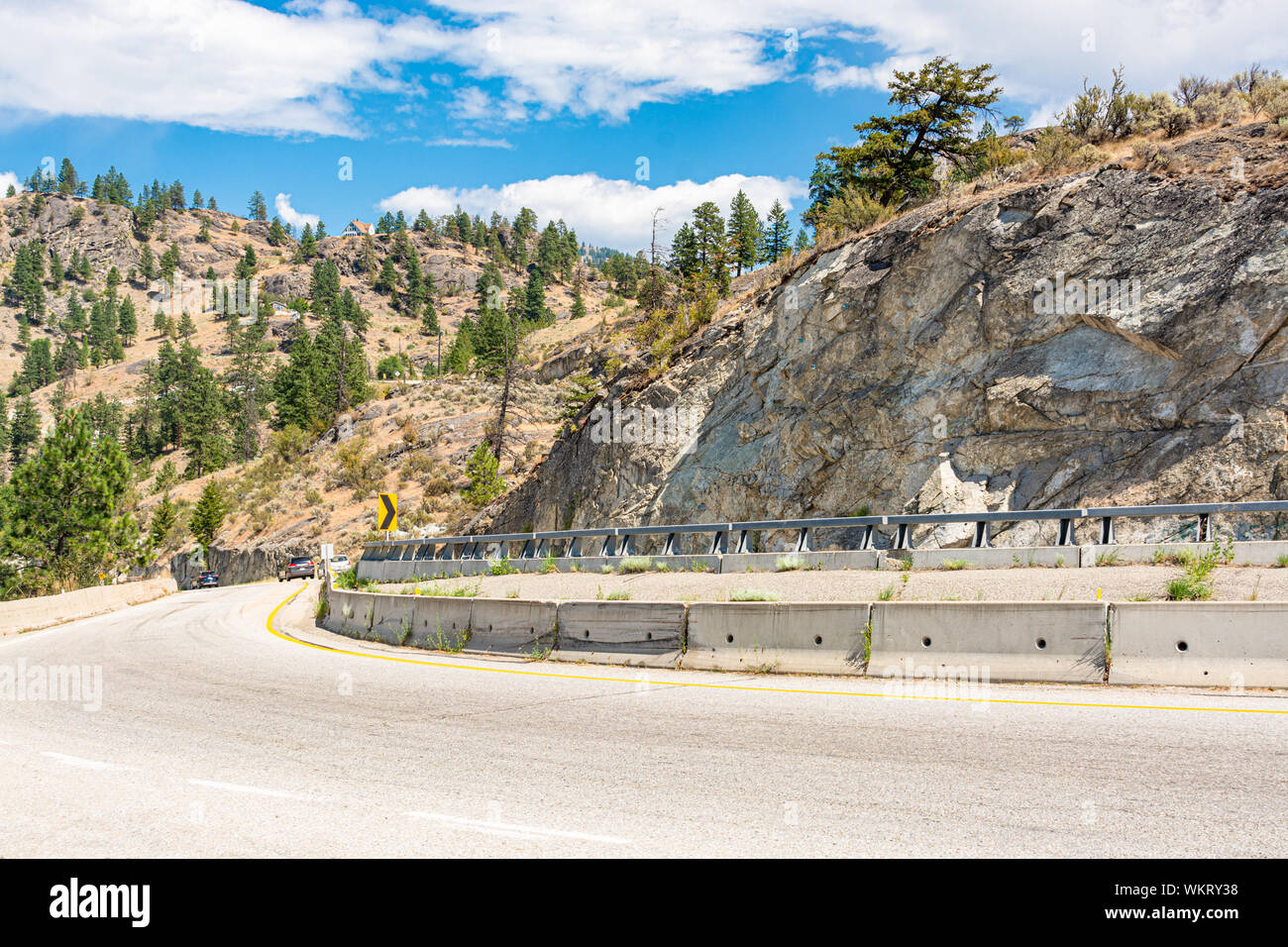 Curved mountain sign hi-res stock photography and images - Alamy