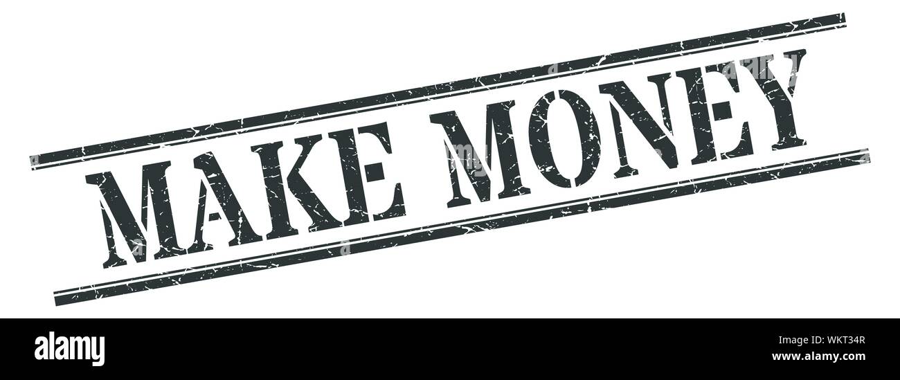 make money stamp. make money square grunge sign. make money Stock ...
