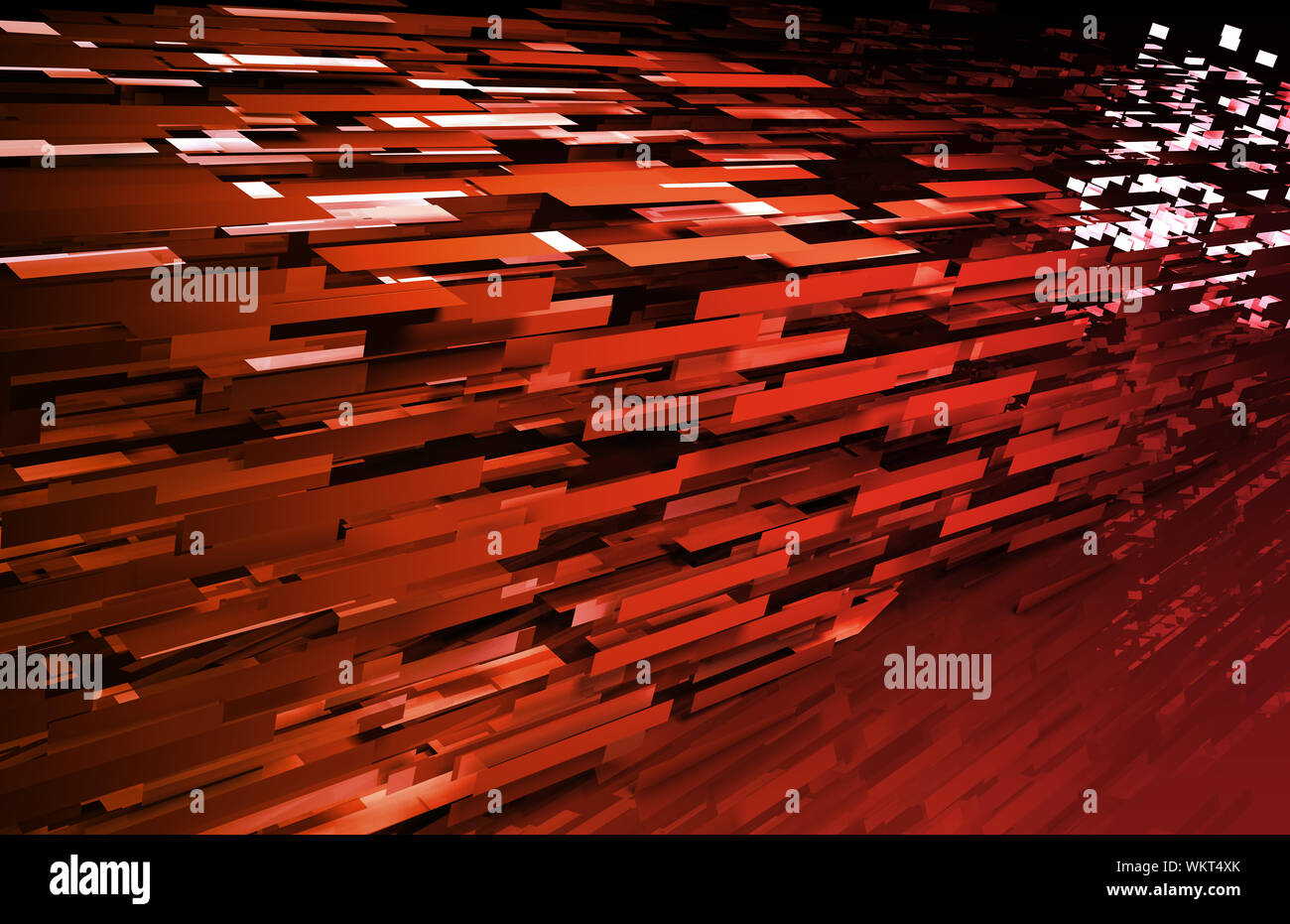Digital Network with Fast Moving Data Packets Stock Photo - Alamy