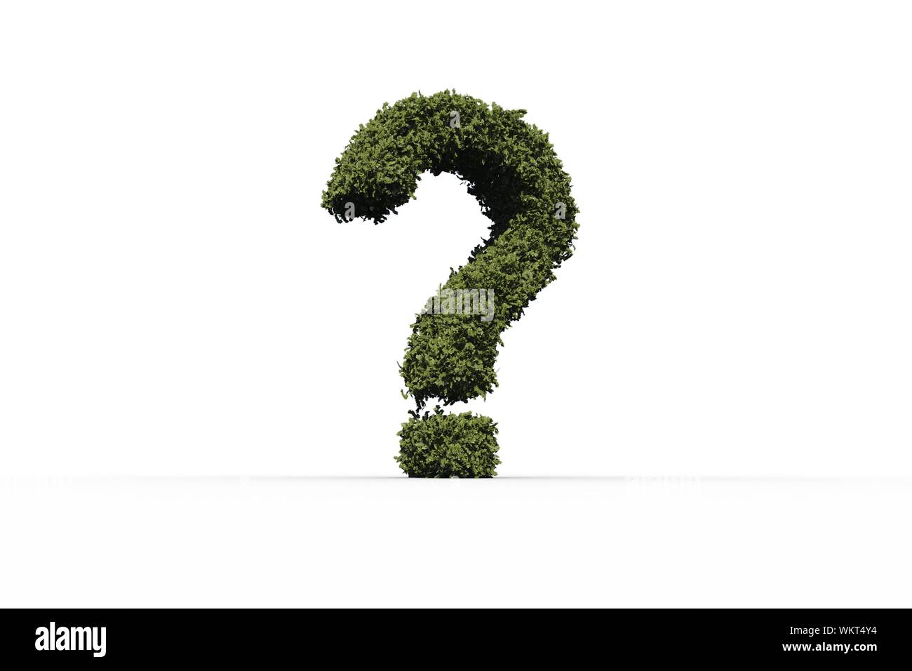 Question mark made leaves hi-res stock photography and images - Alamy