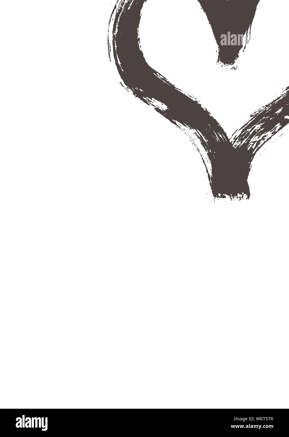 Heart Symbol Black Stock Vector Image & Art - Alamy