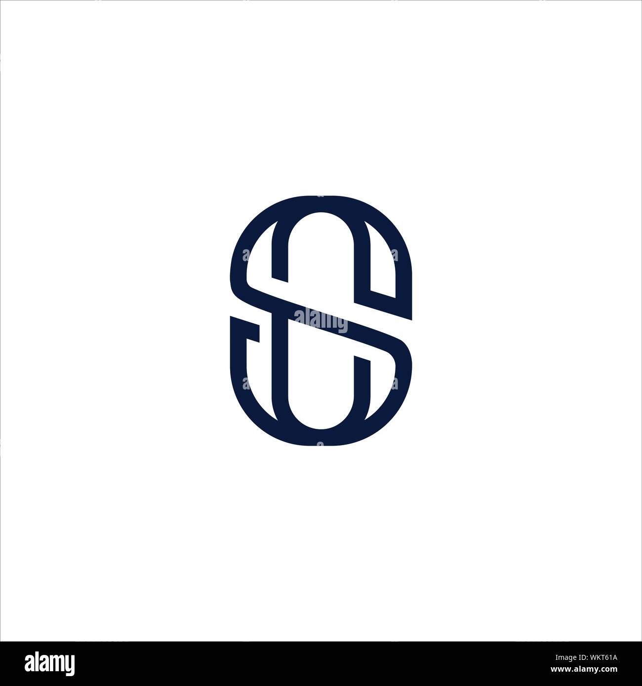 Sc logo design vector template hi-res stock photography and images - Alamy