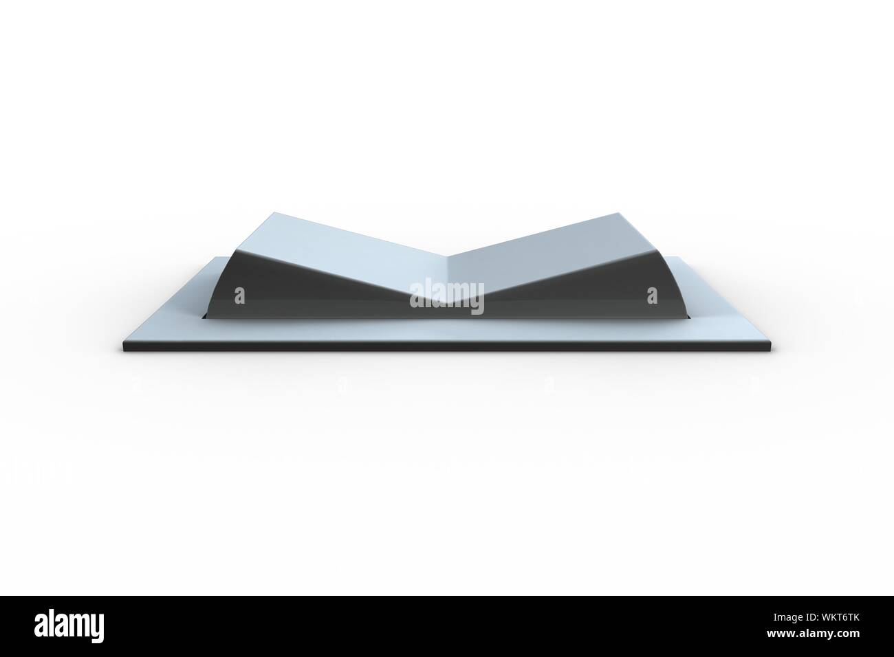 Digitally generated white flip switch on white background Stock Photo ...