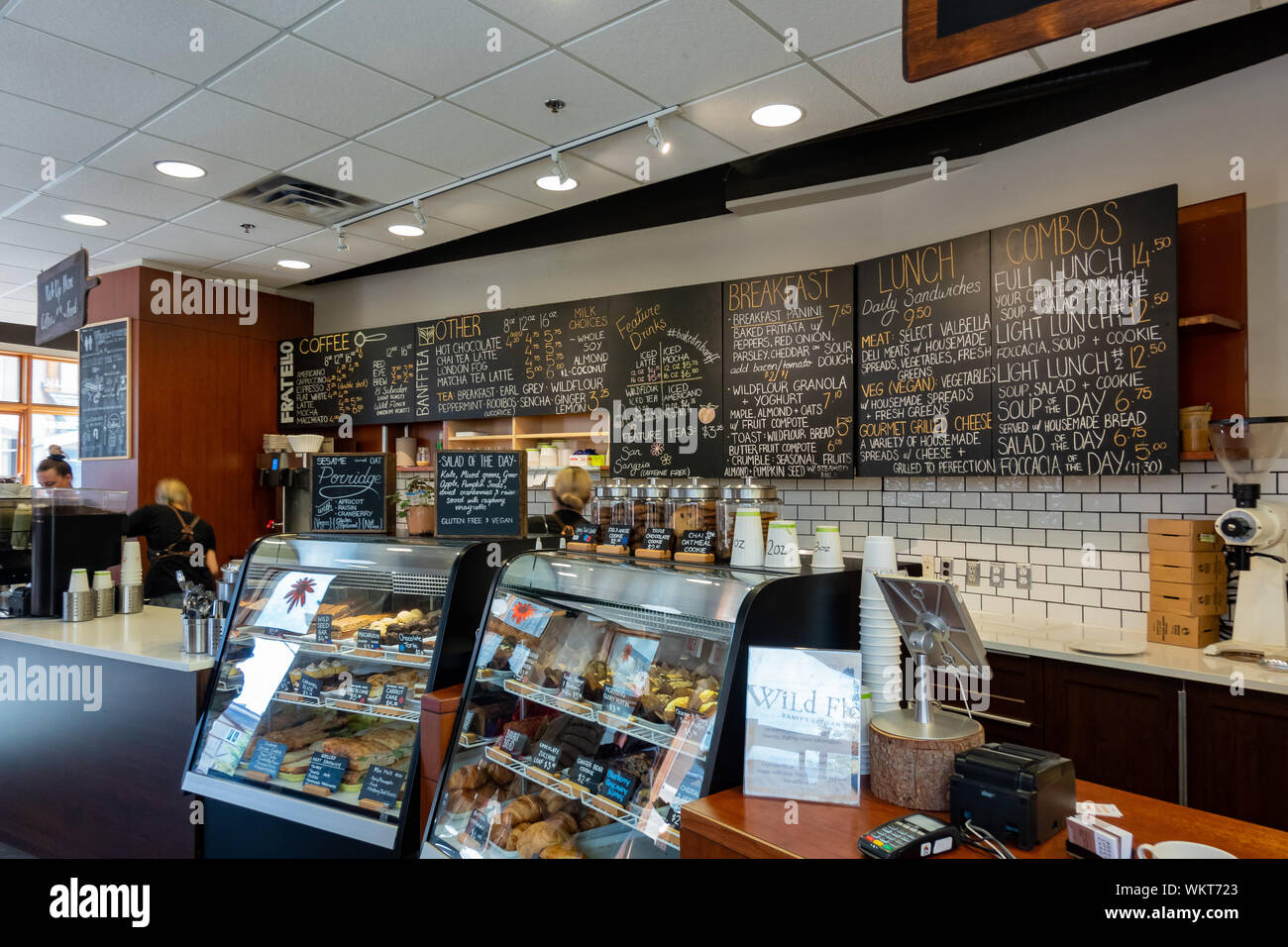 Side view cafe interior hi-res stock photography and images - Alamy