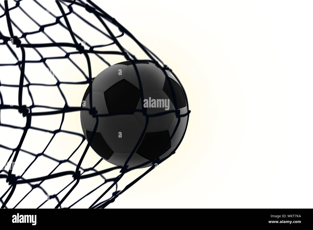 Soccer ball hitting net hi-res stock photography and images - Alamy